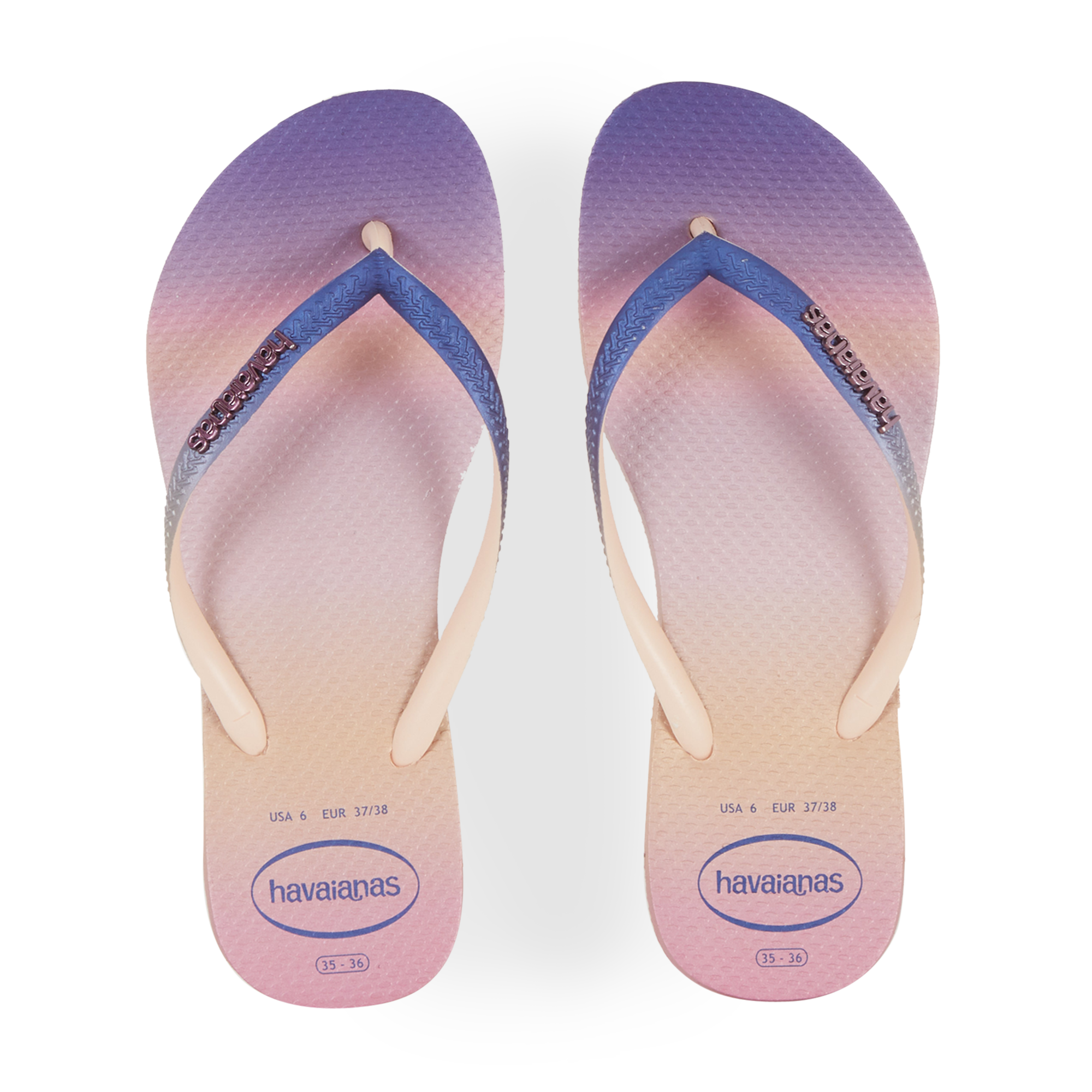 HAVAIANAS SLIM GRADIENT SUNSET ROZE - ZOMER DAMES | Courir.com