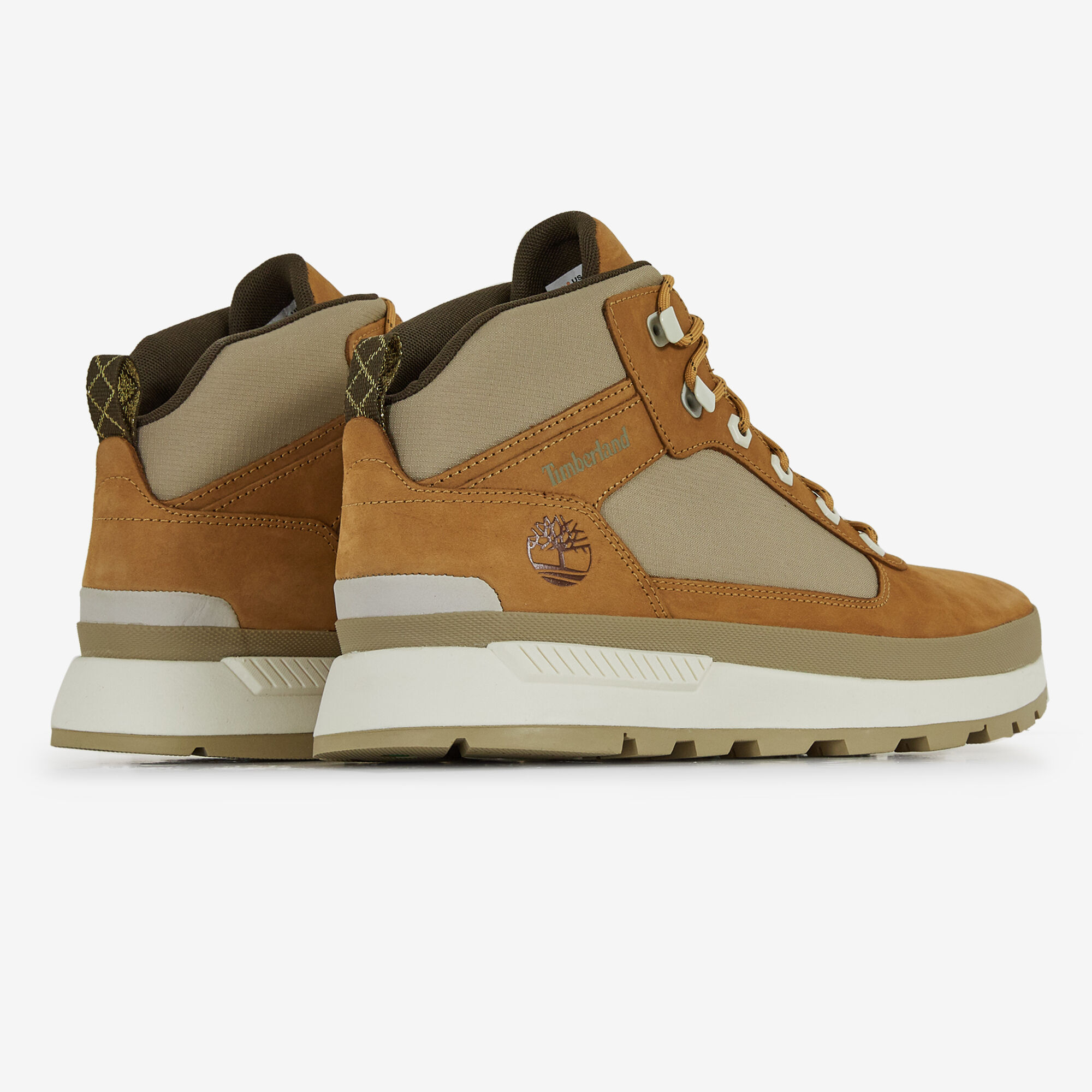 TIMBERLAND FIELD TREKKER MID BRUIN/BEIGE - SNEAKERS HEREN | Courir.com