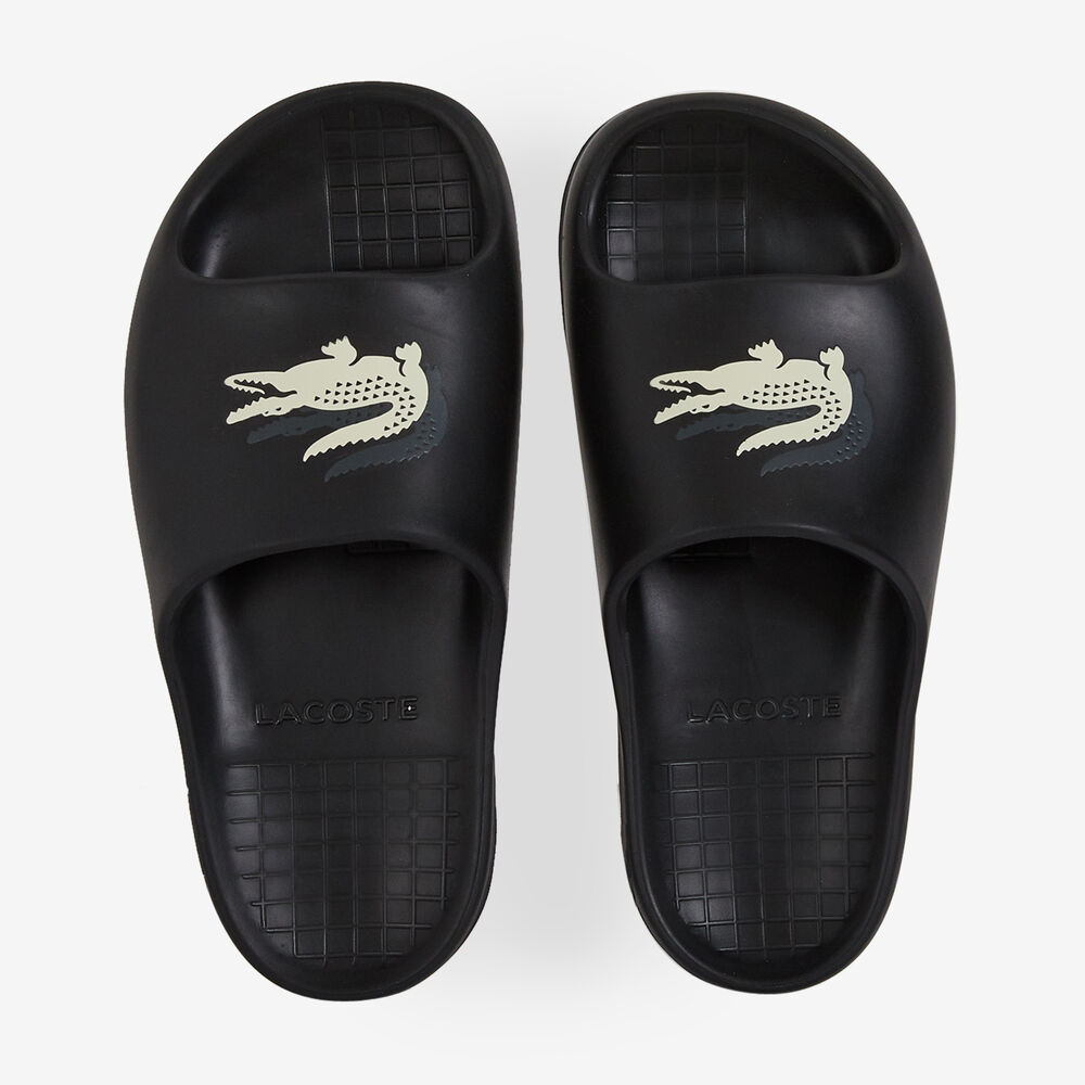 LACOSTE CROCO V2 ZWART - ZOMER DAMES | Courir.com