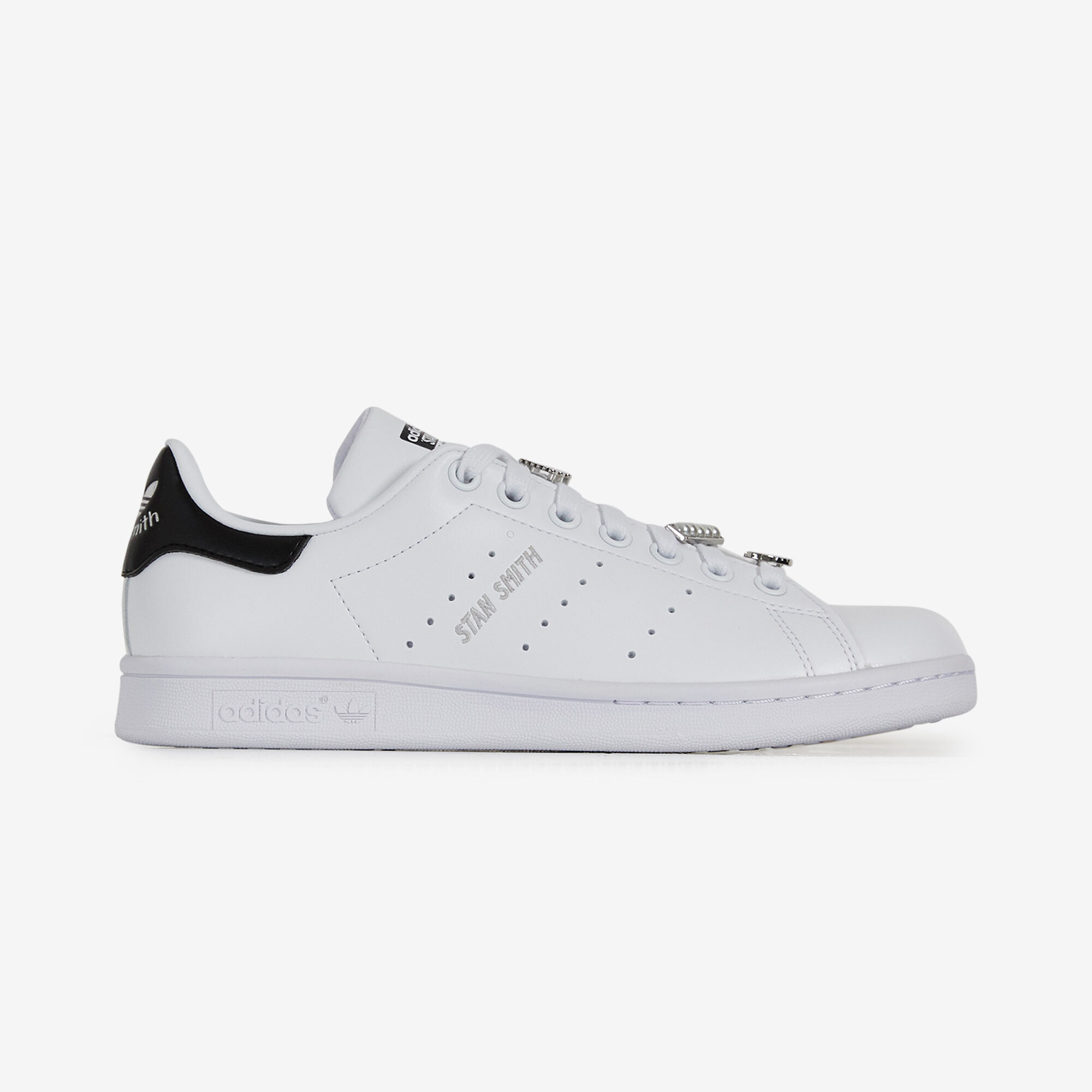ADIDAS ORIGINALS STAN SMITH JEWEL BLANC/NOIR - SNEAKERS KINDEREN ...