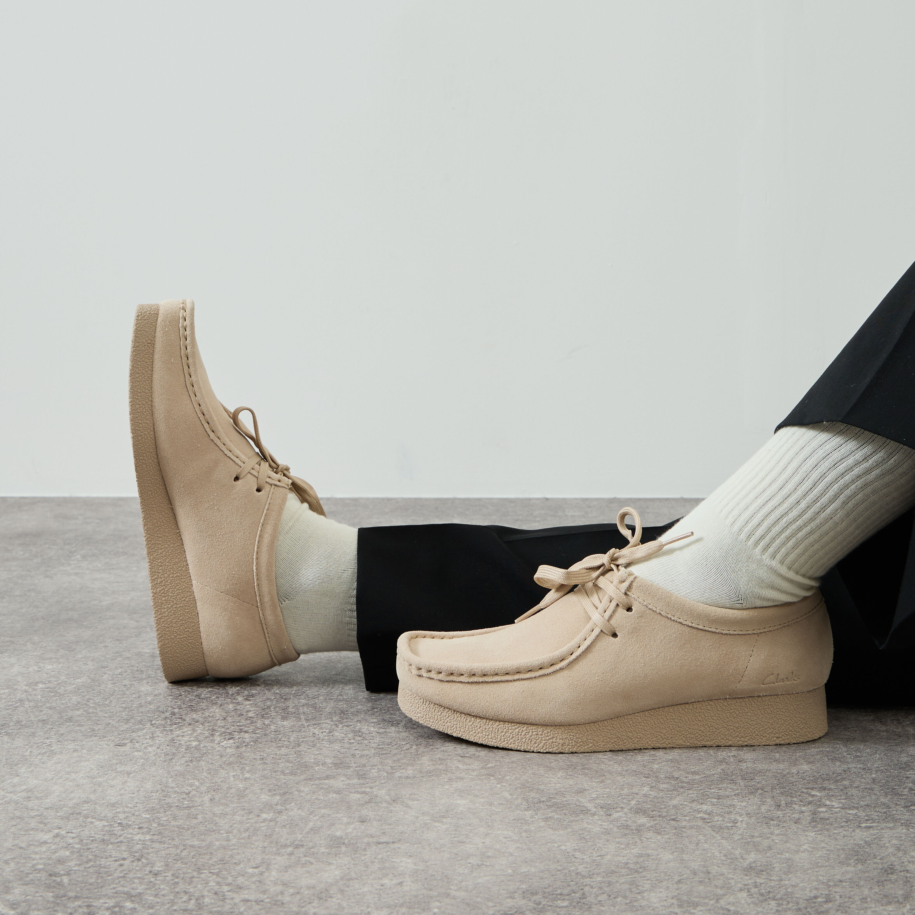 CLARKS WALLABEE EVO SH LICHTROZE - SNEAKERS DAMES | Courir.com