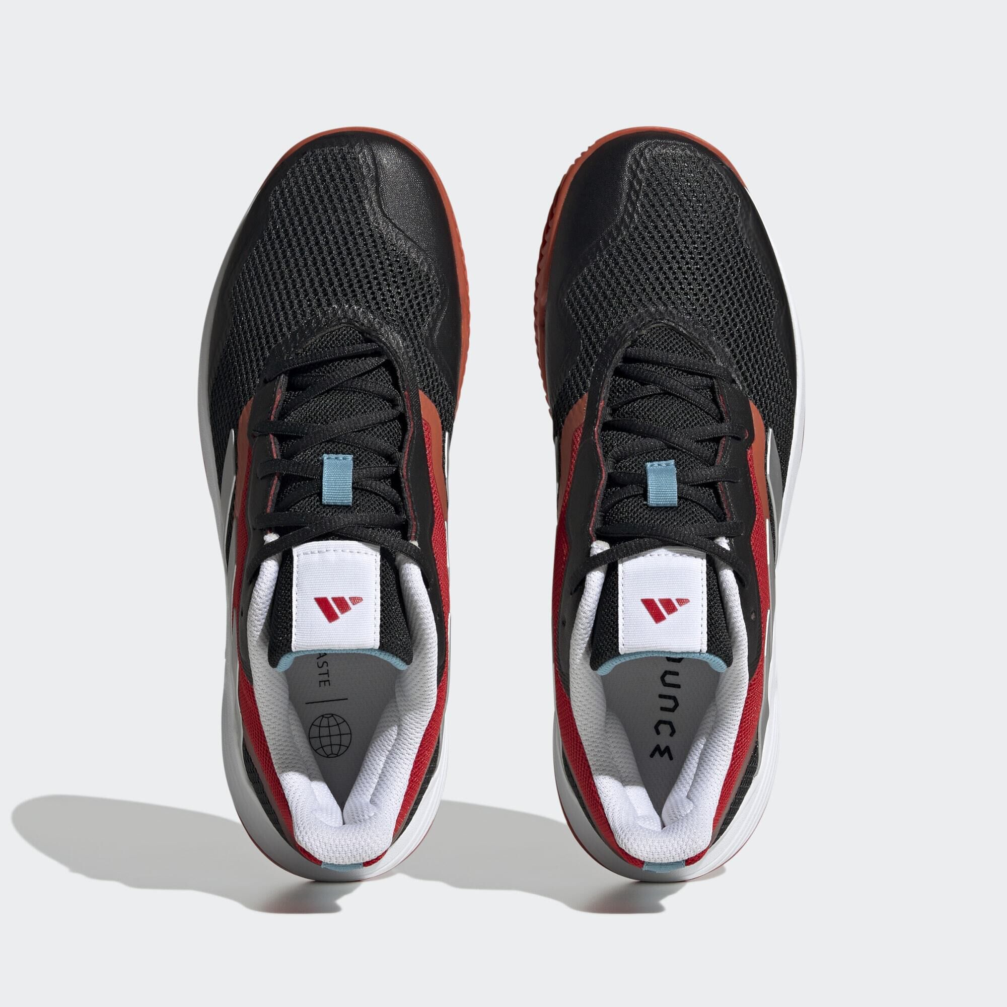 ADIDAS ORIGINALS COURTJAM CONTROL CLAY TENNIS SHOES Core Black Cloud ...